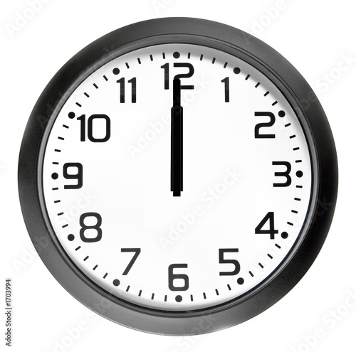 "12h" photo libre de droits sur la banque d'images Fotolia.com - Image ...