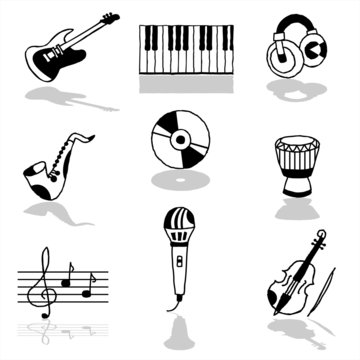 1,304 MEILLEURES Picto Instrument Musique IMAGES, PHOTOS ET ...