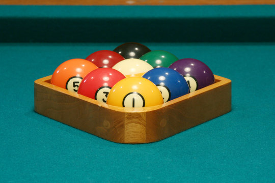 Nine Ball Pool Rack Clipart