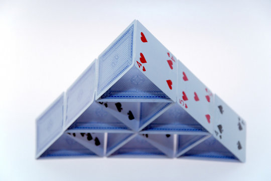 Simple House Of Playing Cards