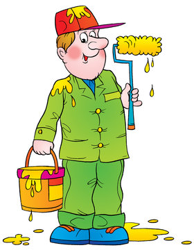 House Painter Cartoon Images – Browse 105,050 Stock Photos, Vectors ...