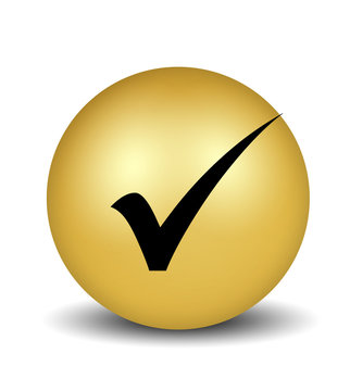 Gold Check Mark
