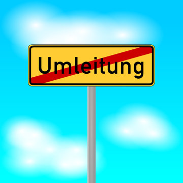 Imágenes de Umleitung-Verkehrszeichen: descubre bancos de fotos ...