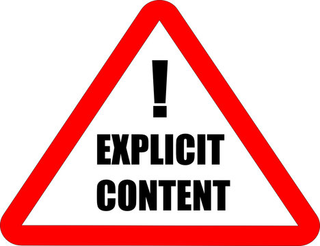 Explicit Content Sign