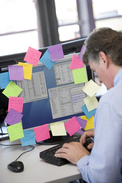 Sticky Notes On Computer Images – Browse 26,756 Stock Photos, Vectors ...