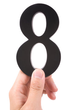 Number 8 Black
