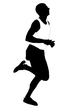 Male Runner Clip Art