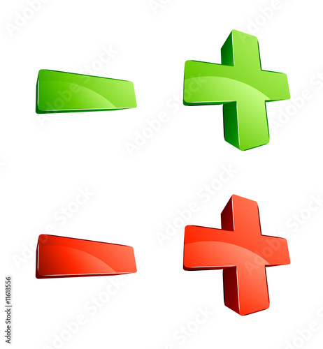 "icônes plus et moins / addition et soustraction" fichier vectoriel ...