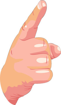 Wagging Finger Clipart Bw