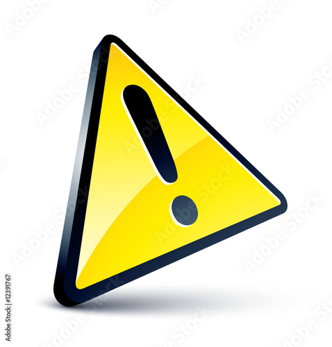 "Triangle jaune danger / attention" fichier vectoriel libre de droits ...