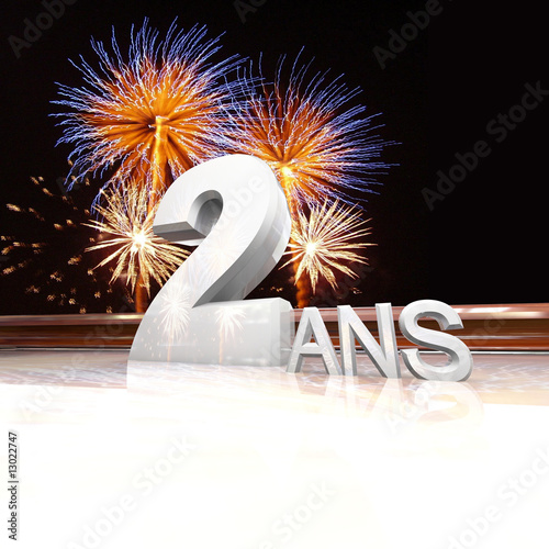 "Anniversaire 2 ans" photo libre de droits sur la banque d'images ...