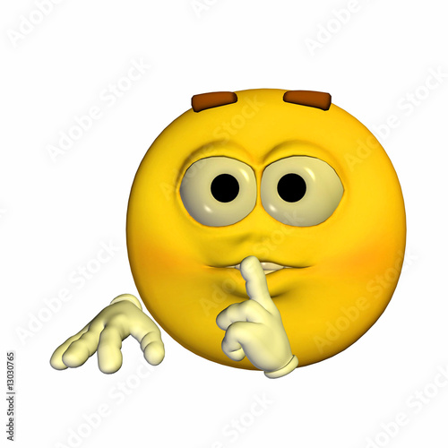 "Emoticon - Shh" Stock photo and royalty-free images on Fotolia.com ...