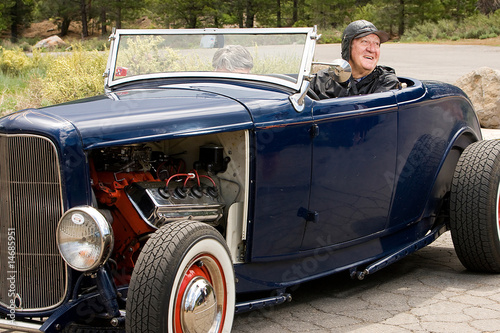 "Old Man driving a classic car" Stock photo and royalty-free images on ...