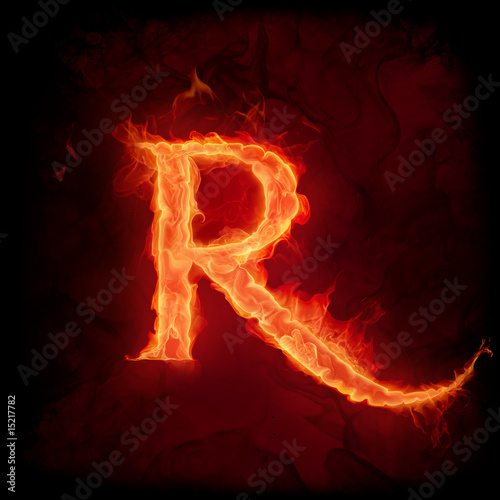 "Fire letter R" Stock photo and royalty-free images on Fotolia.com ...