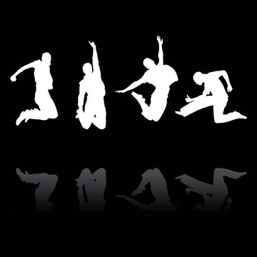 Four Men Silhouette Images – Browse 5,418 Stock Photos, Vectors, and ...