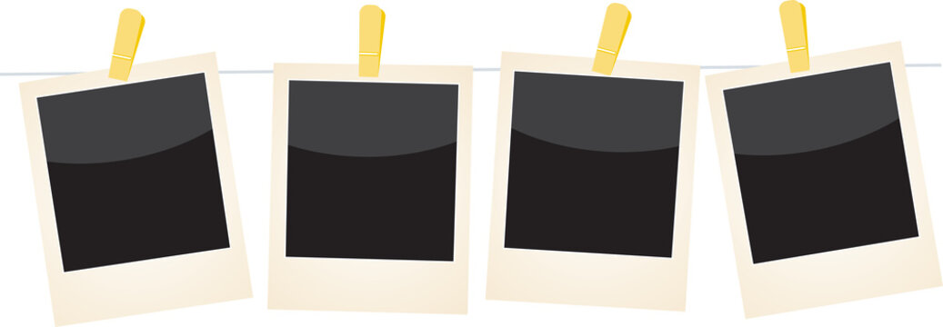 Polaroid Frame On String Images – Browse 568 Stock Photos, Vectors, and ...