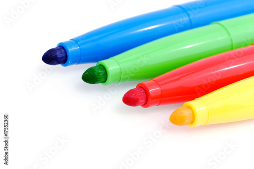 "Gros feutres colorés" photo libre de droits sur la banque d'images ...