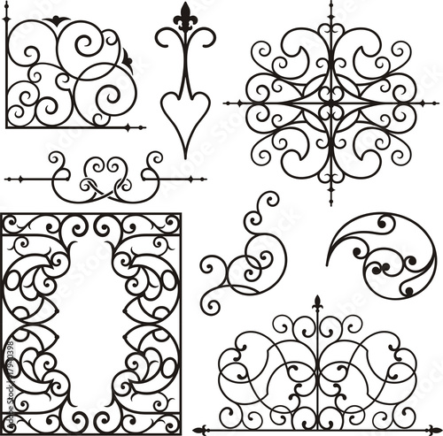 Wrought Iron Pattern Vector