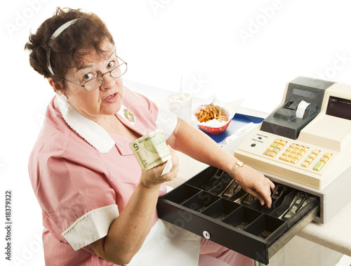 "Cashier - Heres Your Change" Stock photo and royalty-free images on ...
