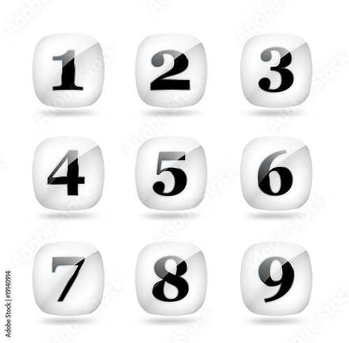 "Zahlen Icon Kollektion" Stockfotos und lizenzfreie Bilder auf Fotolia ...