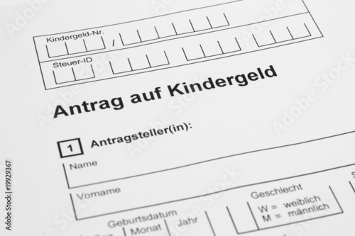 Kindergeld Antragsformular