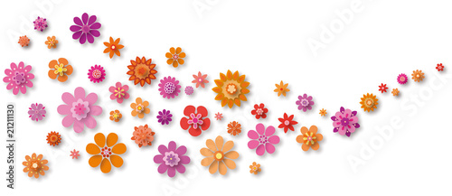 "frise fleurs" fichier vectoriel libre de droits sur la banque d'images ...