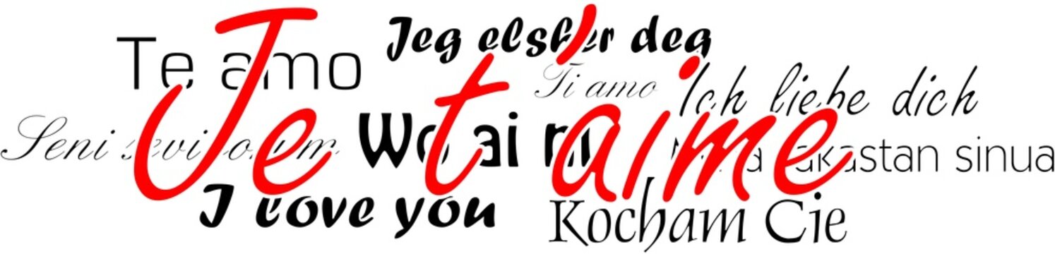 "Je T'aime" Images – Browse 2,594 Stock Photos, Vectors, and Video ...