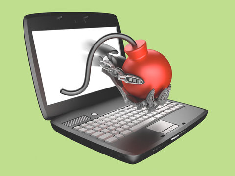 Time Bomb Virus Computer