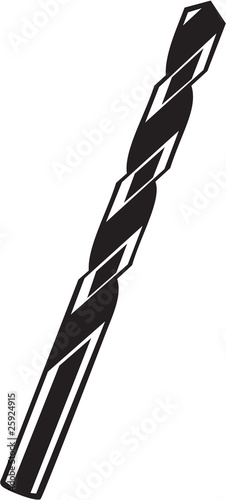 "Drill Bit Vinyl Ready Vector Illustration" Stock image and royalty ...