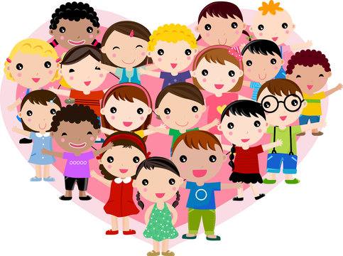 Diverse Children Clipart Images – Browse 8,906 Stock Photos, Vectors ...