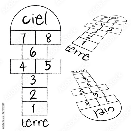"Marelle" fichier vectoriel libre de droits sur la banque d'images ...