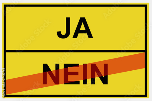 "Schild Ja/Nein" Stockfotos und lizenzfreie Bilder auf Fotolia.com ...