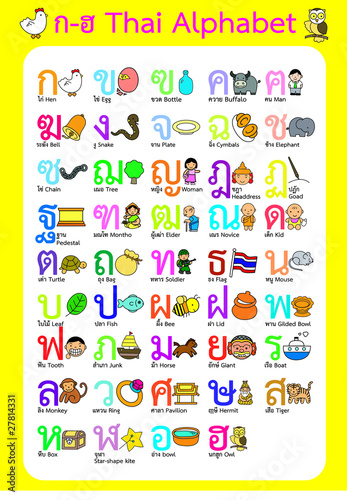 9 Sample Thai Alphabet Charts Pdf Sample Templates