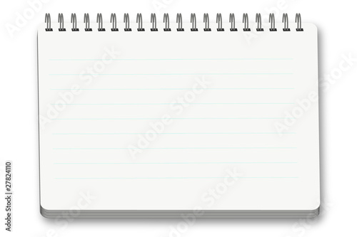 "Calepin Droit Spirale" fichier vectoriel libre de droits sur la banque ...