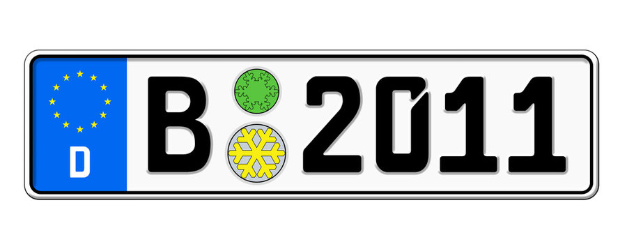 Luxus Kfz Kennzeichen As Bild