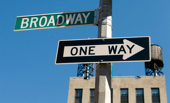 Broadway Street Sign High Resolution