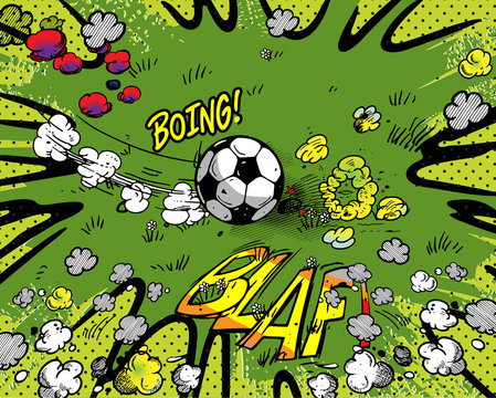 Fußballcomic-Bilder: Stock-Fotos & -Videos. | Adobe Stock