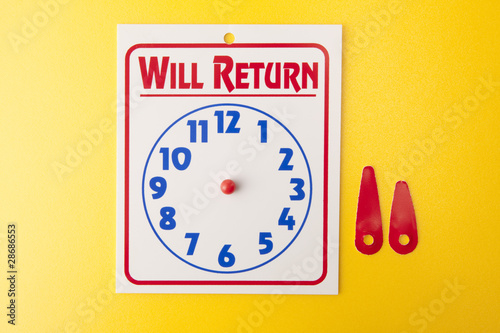 Will Return Sign Templates