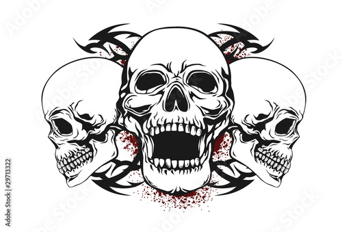 "three skull" Stock image and royalty-free vector files on Fotolia.com ...