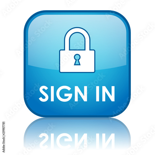 ""SIGN IN" Web Button (login click here connect account access)" Stock ...
