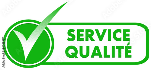 "service qualité sur symbole validé vert" fichier vectoriel libre de ...