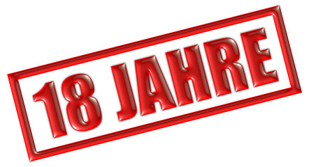 Bilder und Videos suchen: "schild 18 jahre"