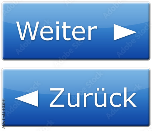 "Weiter & Zurück Button - Blau" Stockfotos und lizenzfreie Bilder auf ...