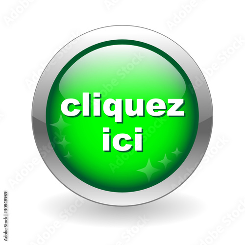 "Bouton Web "CLIQUEZ ICI" (clic souris connexion cliquer curseur ...
