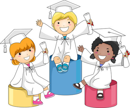 Graduation Clipart For Kindergarten