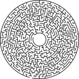 Difficult Mazes Circular