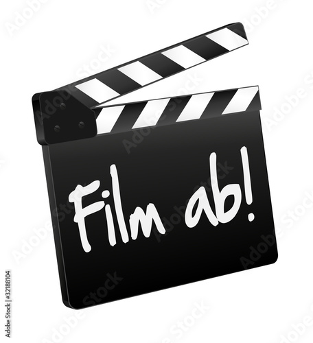 "Film ab - Filmklappe" Stockfotos und lizenzfreie Vektoren auf Fotolia ...