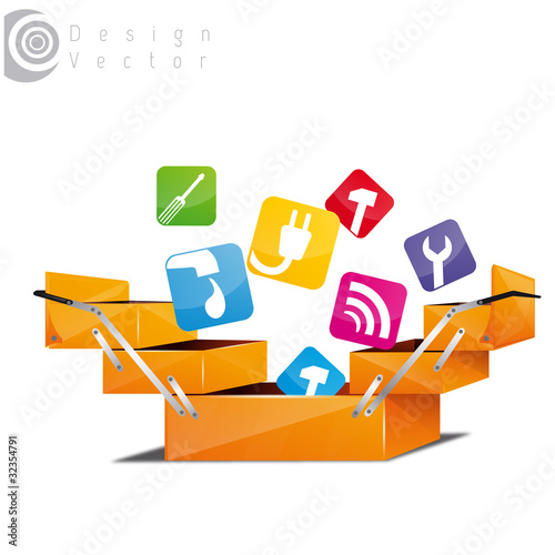 "boite à outil" fichier vectoriel libre de droits sur la banque d ...