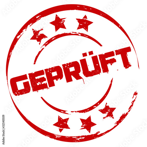 "Stempel: Geprüft" Stockfotos und lizenzfreie Vektoren auf Fotolia.com ...