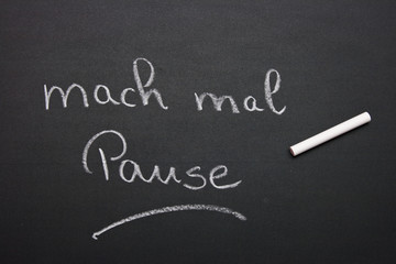 Fotos, lizenzfreie Bilder, Grafiken, Vektoren und Videos von "mach Mal Pause" | Adobe Stock